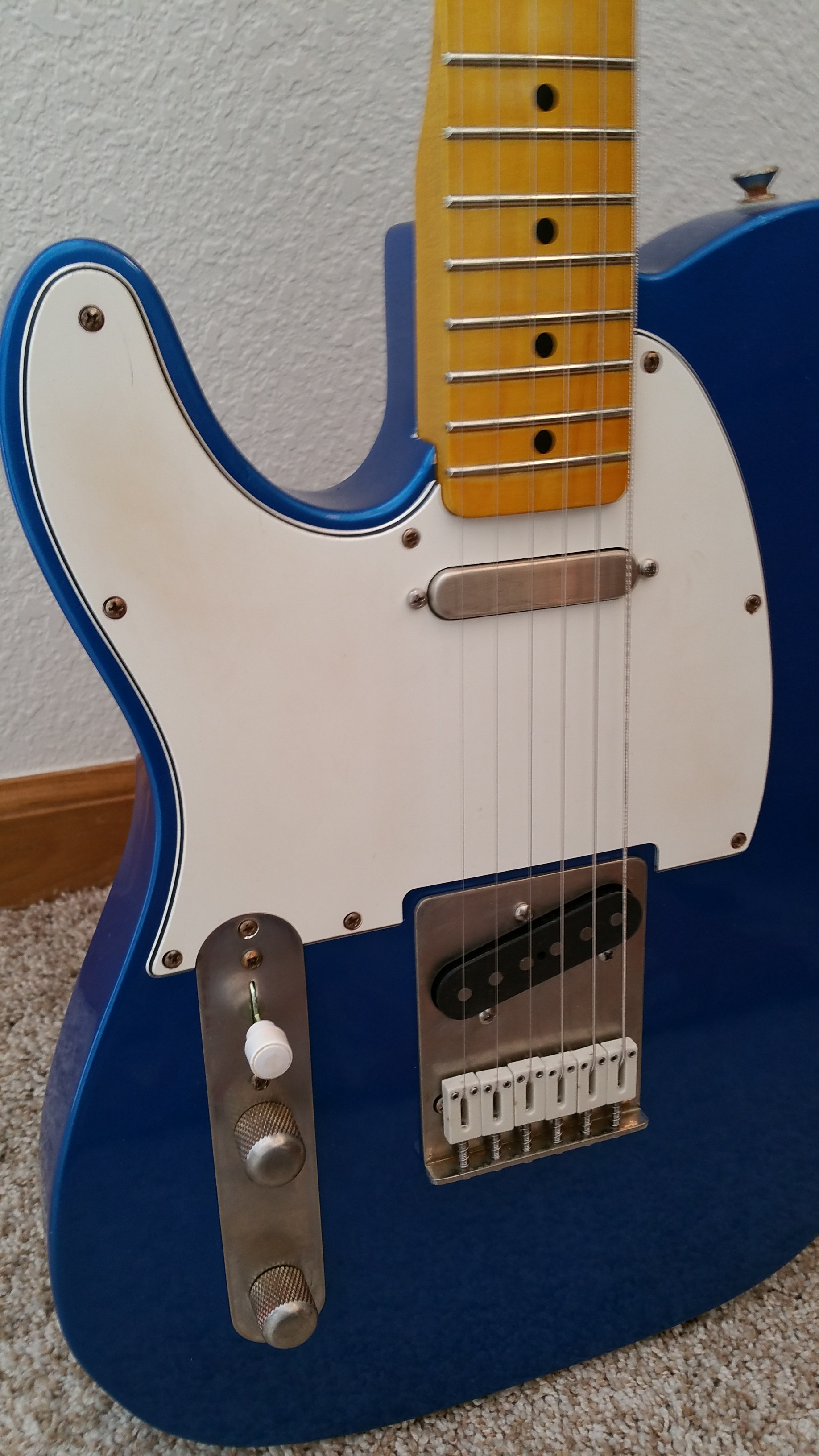 Blue Left-Handed Fender Telecaster – Relic – IgniteWoo